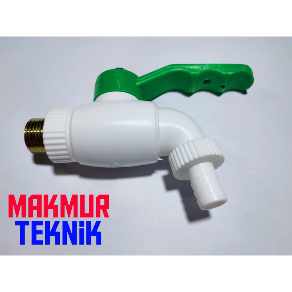 Jual Kran air / Kran pvc jumbo taman engkol / Kran tembok (Bonus Seal ...