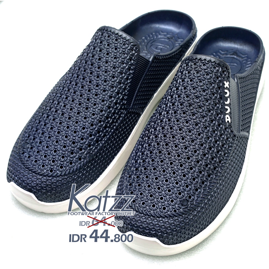 Jual KATZZ - Sandal Slop Karet Pria Dewasa Warna Biru Navy Uk 38 - 43 ...