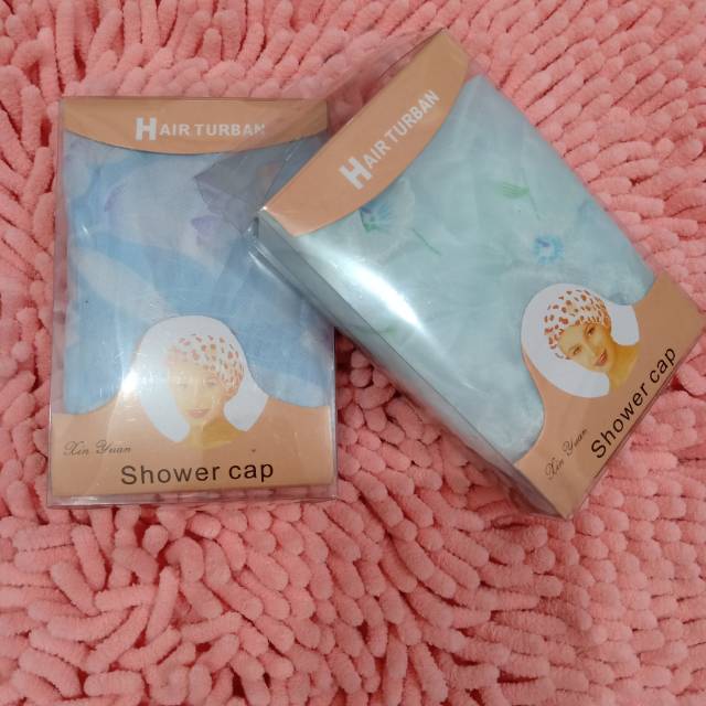 Jual SHOWER CAP ( PENUTUP KEPALA MANDI ) | Shopee Indonesia
