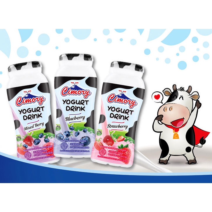 Jual Cimory Mini Yogurt Drink 65ml x 5 botol banded | Shopee Indonesia