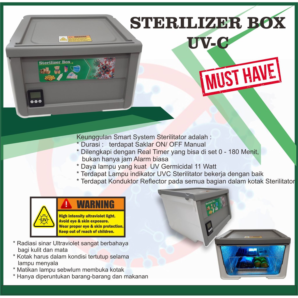 Jual Sterilisasi uvc /sterilizer uv /Kotak Sterilisasi otomatis | Shopee Indonesia