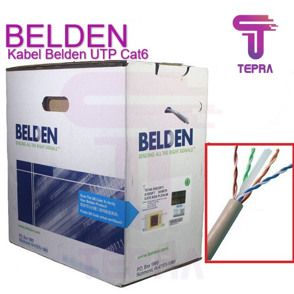 Jual Kabel BELDEN UTP Cat6 Cable 305M | Shopee Indonesia