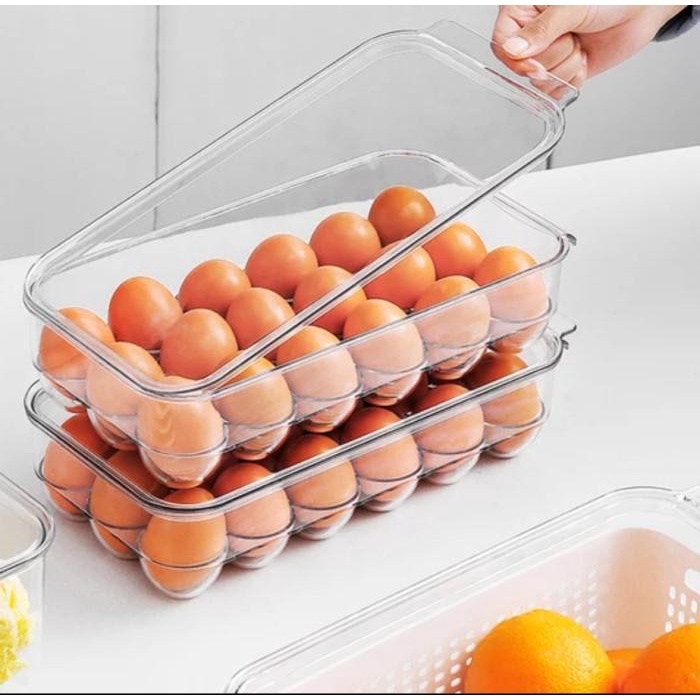 Jual Box Tempat Rak Penyimpanan Telur Eggs Wadah Storage Kotak Proteksi ...