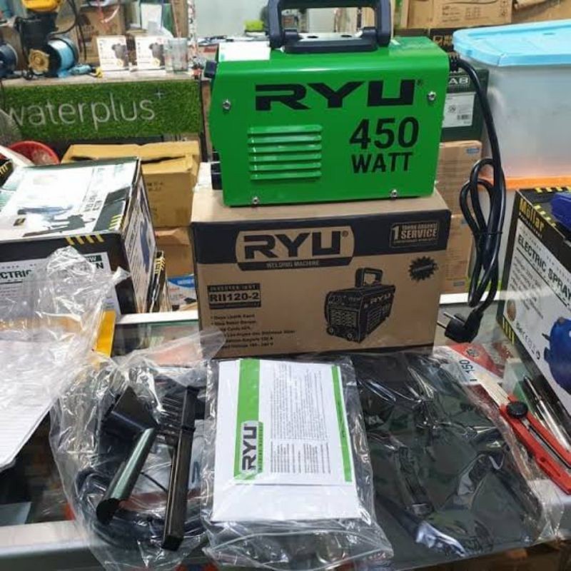 Jual TERMURAH !!! Mesin Las RYU Inverter MMA 120 IGBT 450 watt / Mesin las / Mesin trafo las ...