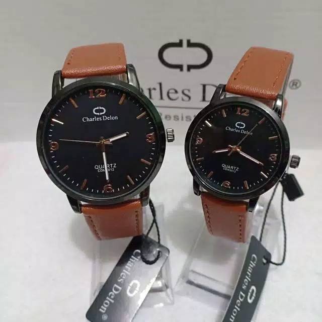 Jual Jam couple charles delon | Shopee Indonesia