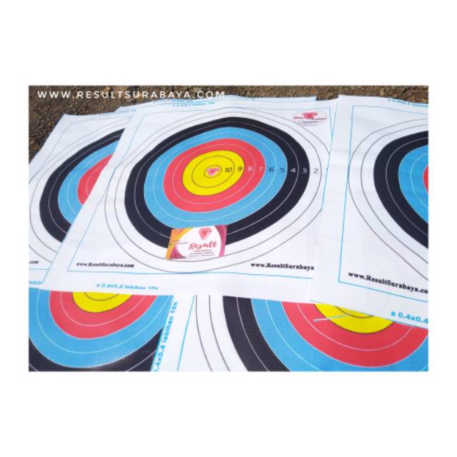 Jual Jual Face target Standard lingkaran ukuran 40x40cm lebihan fit to ...