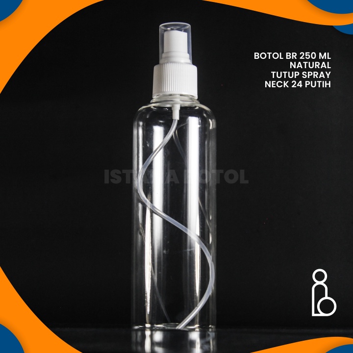 Jual BOTOL PLASTIK 250 ML SEMPROT SPRAY 250ML BENING PET NATURAL SEMPROT | Shopee Indonesia