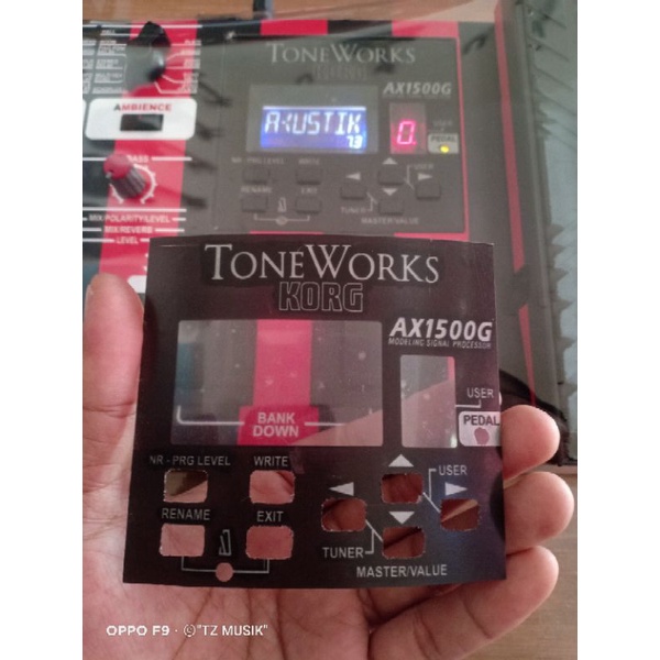 Jual mika tutup lcd efek gitar korg ax1500g | Shopee Indonesia