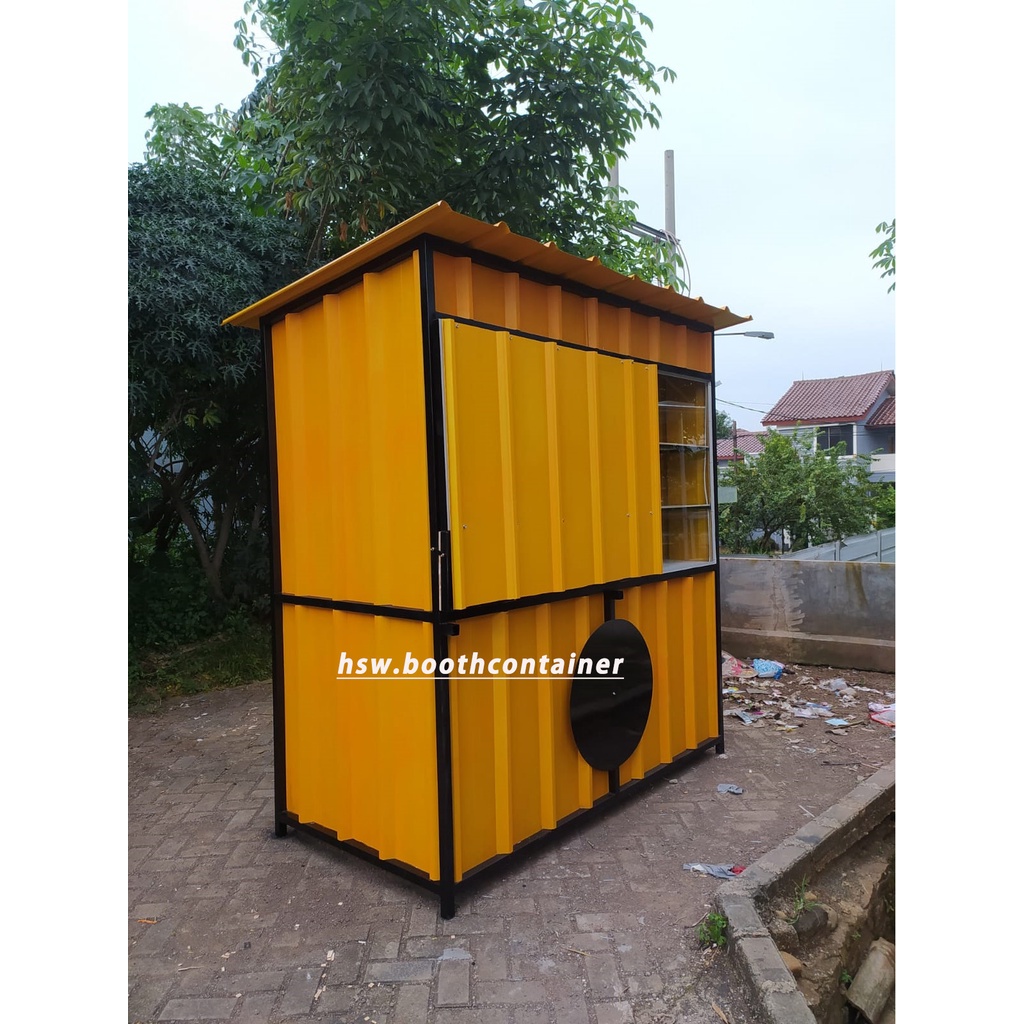Jual Gerobak Rombong Container Kontainer ukuran 200 x 100 cm | Shopee ...