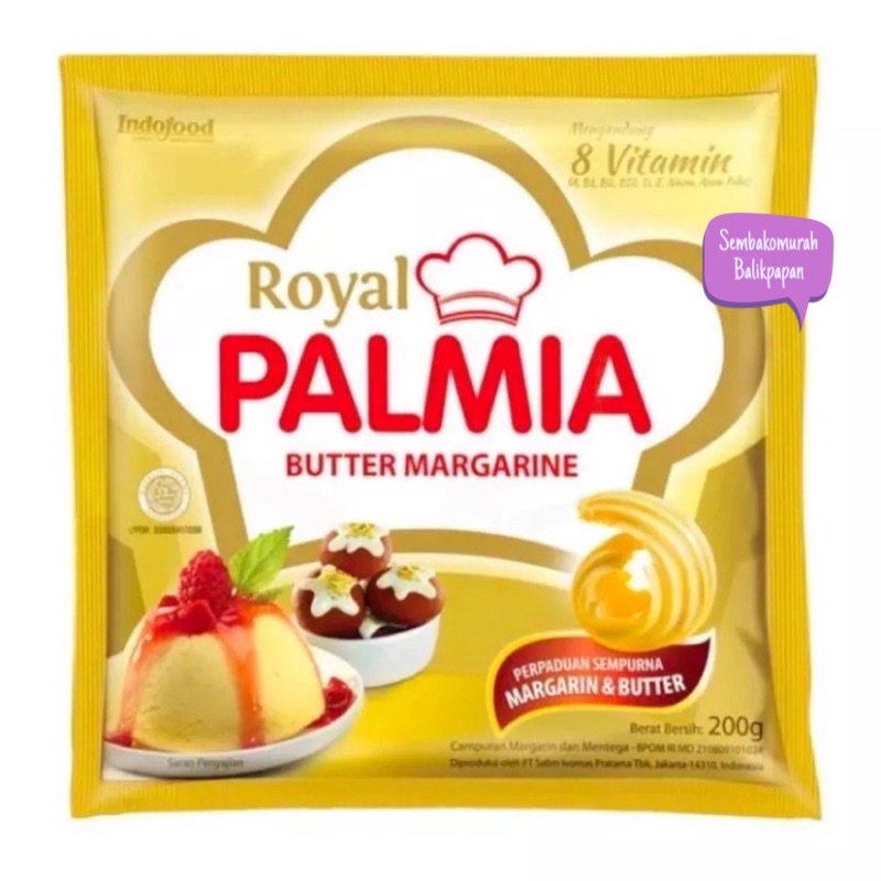 Jual ROYAL PALMIA BUTTER MARGARINE 200 GRAM | Shopee Indonesia