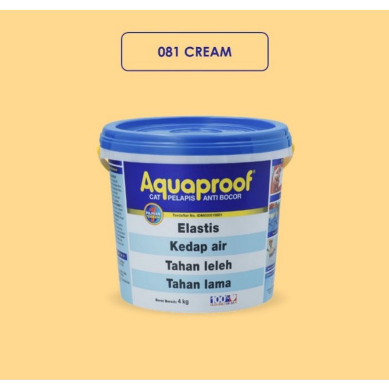 Jual AQUAPROOF aquaproof cat waterproofing pelapis anti bocor 4kg ...