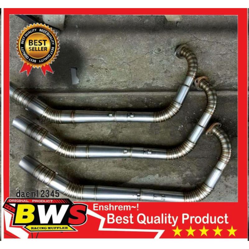 Jual PIPA LEHER KNALPOT TIGER MP GL FULLCACING FULL STAINLLES INLET ...