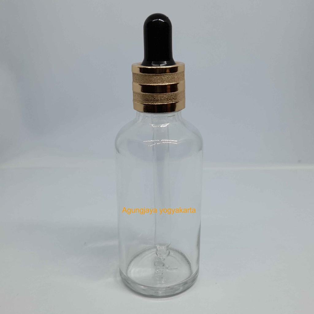 Jual Botol Kaca 50 ml Serum BR Clear Original Pipet Karet / 4831 ...