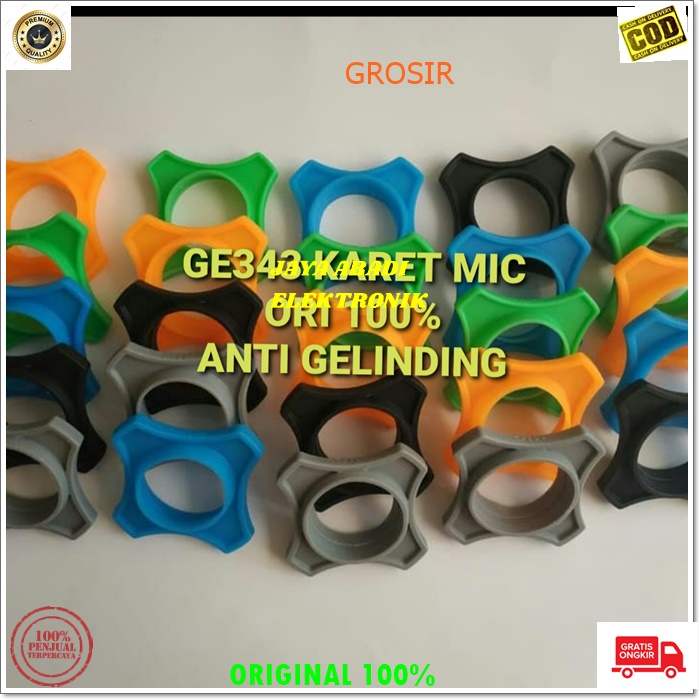 Jual ORIGINAL KARET MIC MIK MICROPHONE PENGAMAN PELINDUNG UNIVERSAL ...