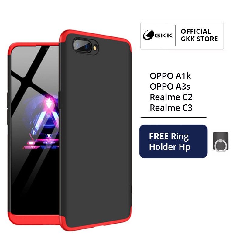 Jual Gkk Oppo A3s A1k C1 C2 C3 Casing Hardcase 360 Bumper Anti Retak