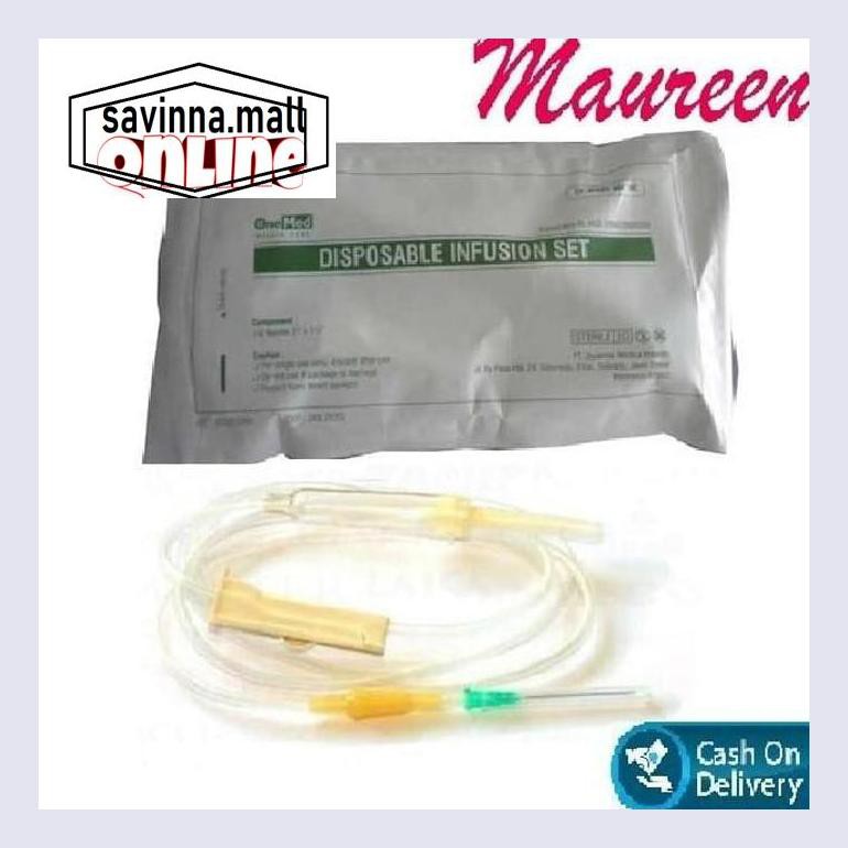 Jual Savess74 Selang Infus Onemed / Infus Set Dewasa / Alat Infus ...