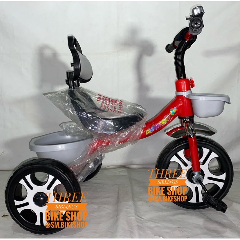 Jual SEPEDA ANAK RODA TIGA AVIATOR WARNA MERAH | Shopee Indonesia