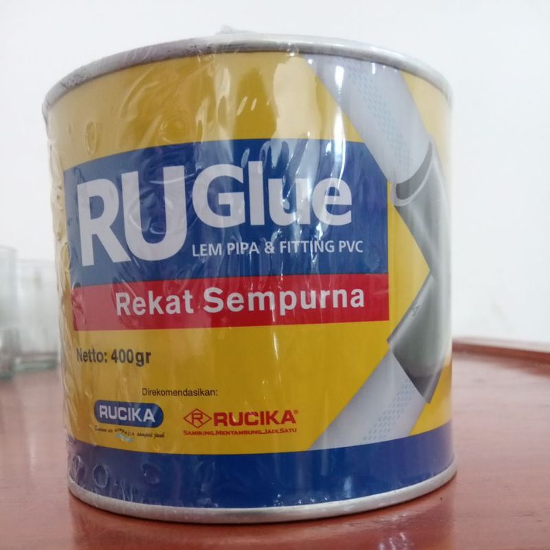 Jual Lem Ruglue Lem Pralon Pvc Dengat Rekat Sempurna Netto 400gr ...