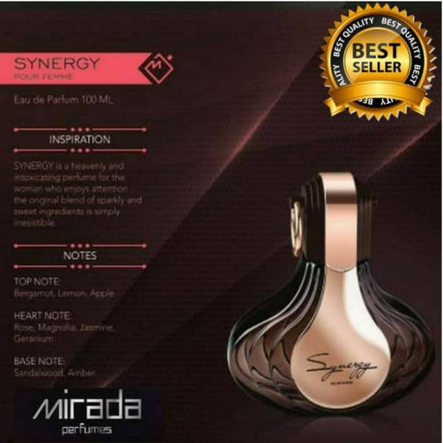 Jual Parfum Original Mirada synergy Parfum Wanita Edp 100ml | Shopee Indonesia