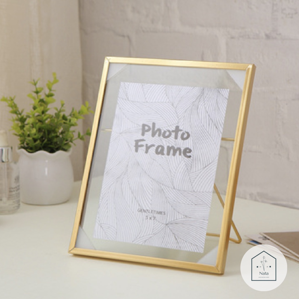Jual [PIXI] BINGKAI FOTO GOLD EMAS/ FRAME PHOTO GOLD / PAJANGAN RUMAH ...