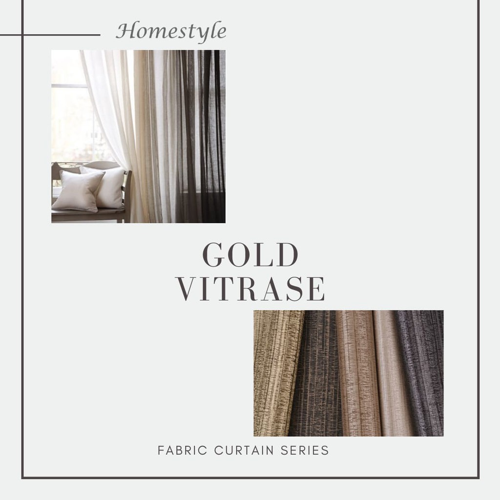 Jual Vitrase Gorden Terminal 7/Vitrage Hordeng - Vitrase Gold per Meter ...