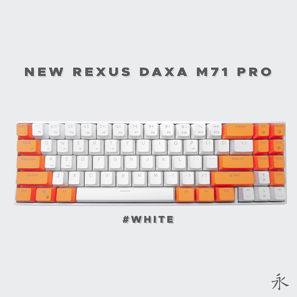 Jual Keyboard Rexus Daxa M71 Pro RGB Bluetooth [KEYBOARD][GAMING ...