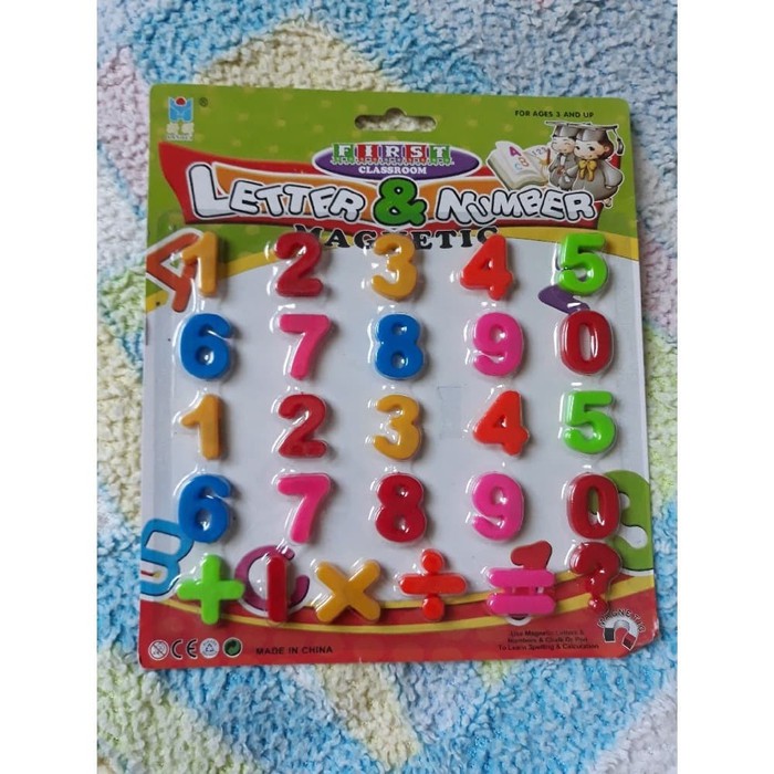 Jual FIRST LETTER & NUMBER magnetic murah- Varian ANGKA | Shopee Indonesia