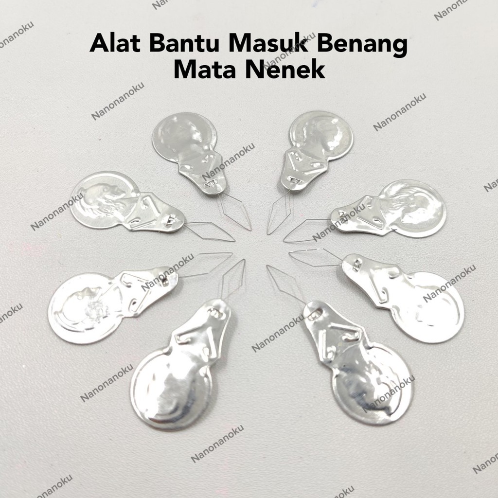 Jual [2 buah] Alat Bantu Masuk Benang/Mata Nenek/Needle Threader ...