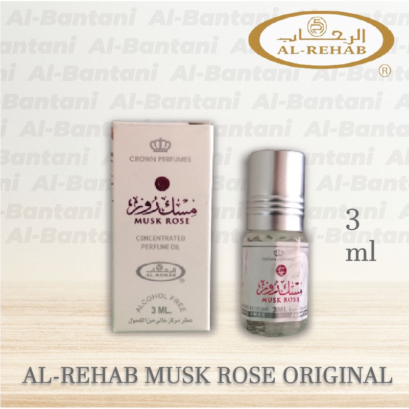 Jual PARFUM AL REHAB MUSK ROSE ORIGINAL 3ml / PARFUM ARAB ORIGINAL ...