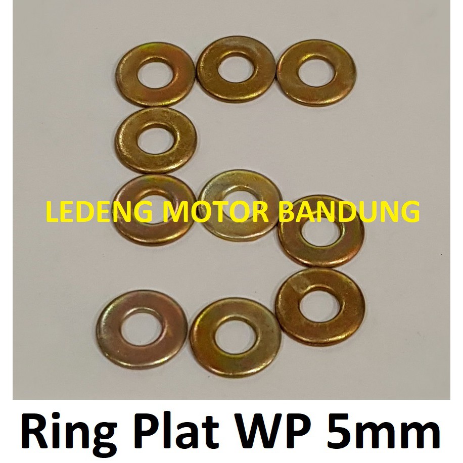 Jual Ring Plat WP 5 mm Cincin Bulat M5 isi 10pcs | Shopee Indonesia