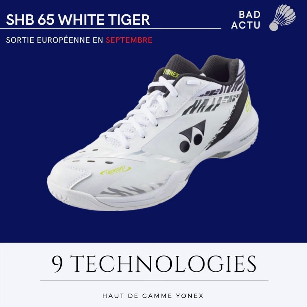 Jual Sepatu Badminton Yonex SHB65 / SHB 65 Z3 White Tiger Kento Momota Original Bulutangkis ...