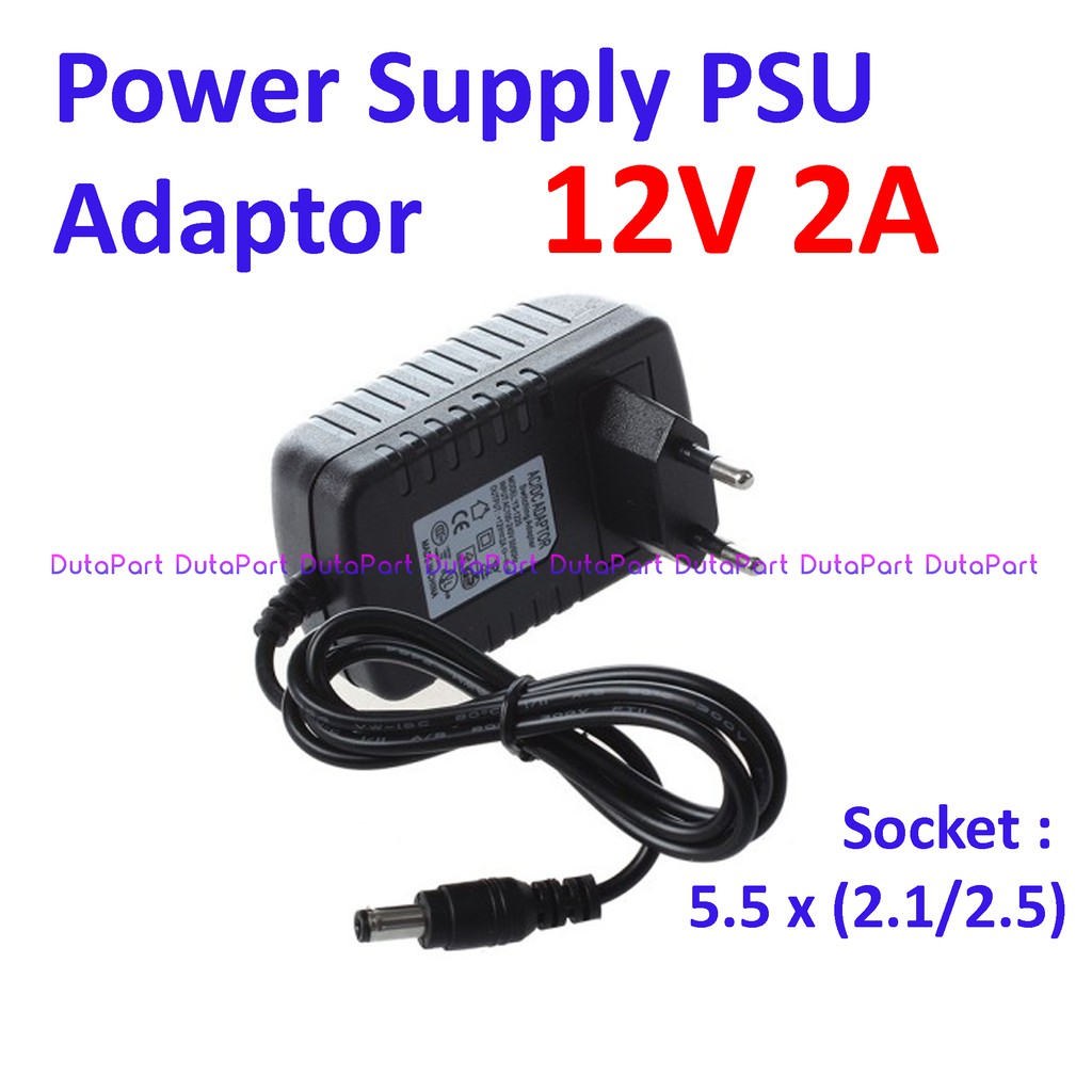 Jual Adaptor DC 12V 2A Power Supply CCTV LED PowerSupply PSU KUALITAS ...