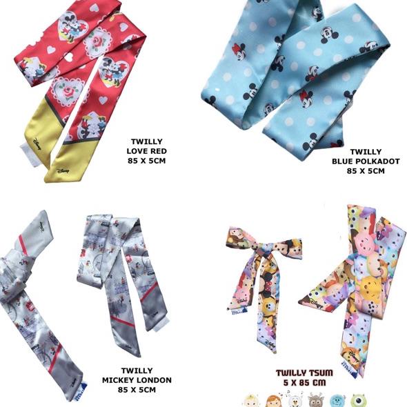 Jual Diskon 7BN100 Twilly disney mickey minnie pooh my melody hello ...