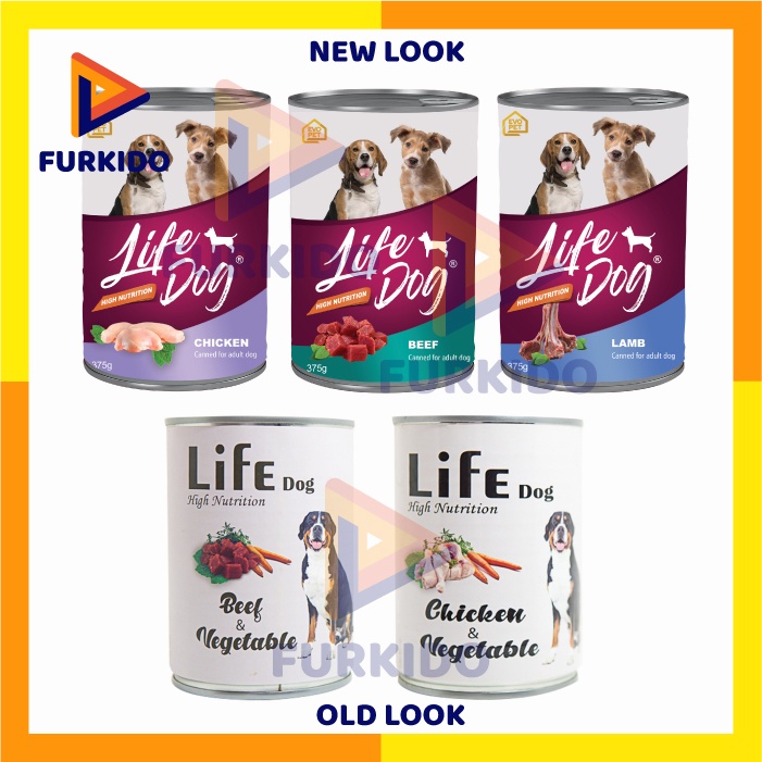 Jual Life Dog Can for Adult Dog 375 Gr / Makanan Basah Anjing | Shopee ...