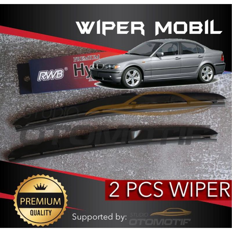 Jual WIPER BMW E46 E 46 RWB HYBRID GRAPHITE 2 PCS | Shopee Indonesia