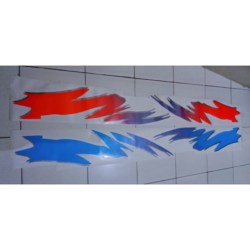 Jual Stiker List Body Mitsubishi L300 Minibus Van Starwagon / stiker ...