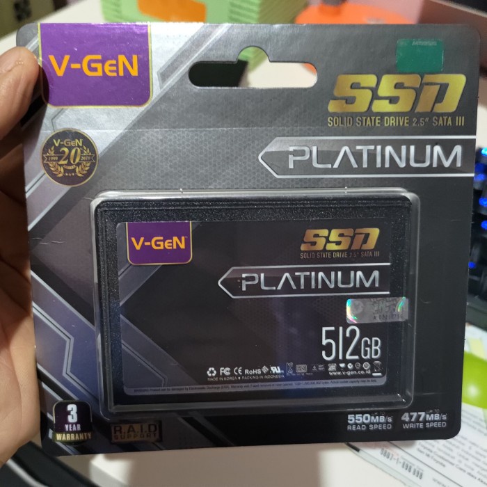 Jual SSD V-gen Vgen 512GB SATA resmi | Shopee Indonesia