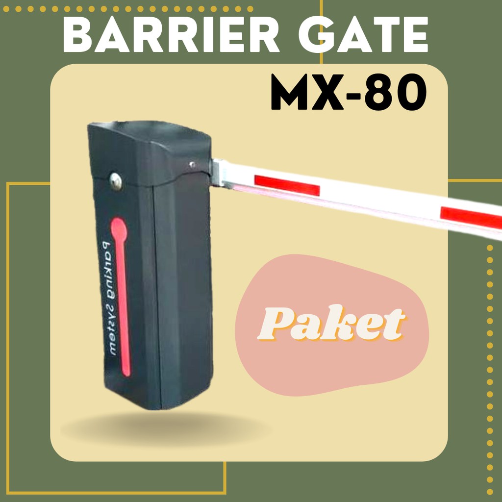 Jual PAKET Palang Parkir/ Barrier Gate MX-80/ Instalasi Palang Parkir | Shopee Indonesia