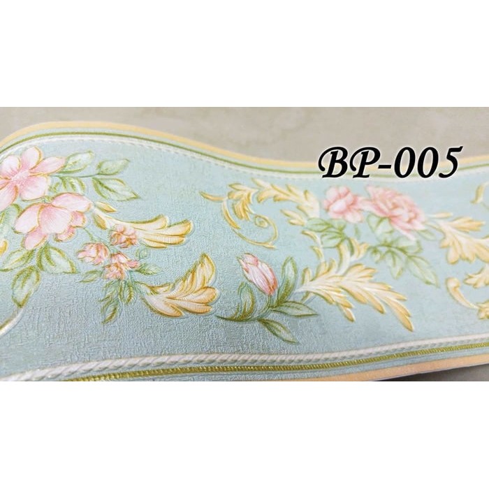 Jual BP005 ULTIMATE SOFT GREEN WALL BORDER PREMIUM LIST TEKSTUR TIMBUL ...