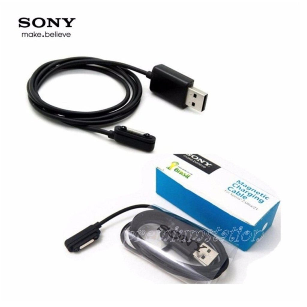 Jual Sony Xperia Charger USB Magnetic Fast Charger For Xperia Z1 / Z2 ...