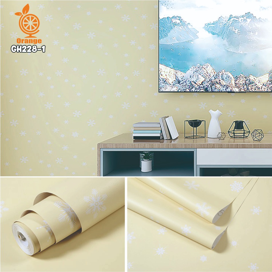 Jual PROMO COD Wallpaper Dinding Premium Elegan WallStiker Dinding Kamar Tidur 45cm x 8Meter ...