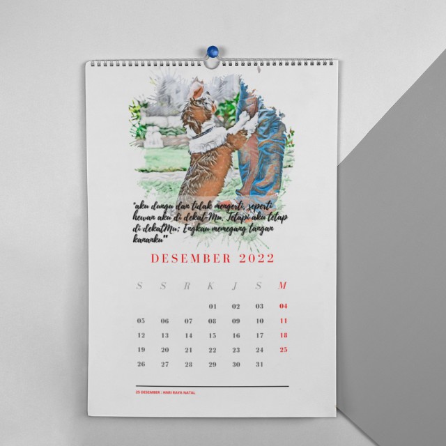 Jual Kalender Dinding Rohani 3 bulanan | Shopee Indonesia
