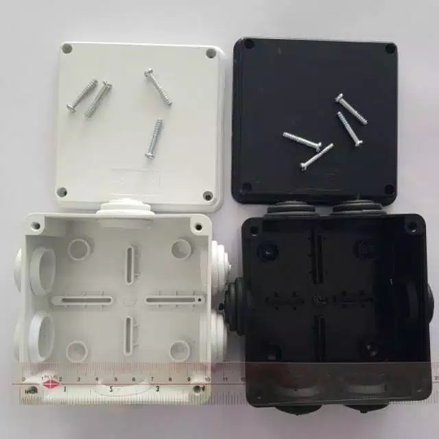 Jual DURADUS JUNCTION BOX OUTDOOR UNTUK CCTV LISTRIK 10X10X57 MM TEBAL ...