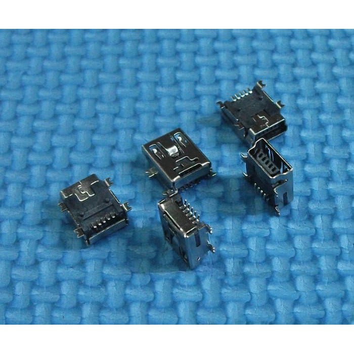 Jual Mini Usb 5 Pin Socket Diy Female Connector Pcb Jack Plug Tipe B ...