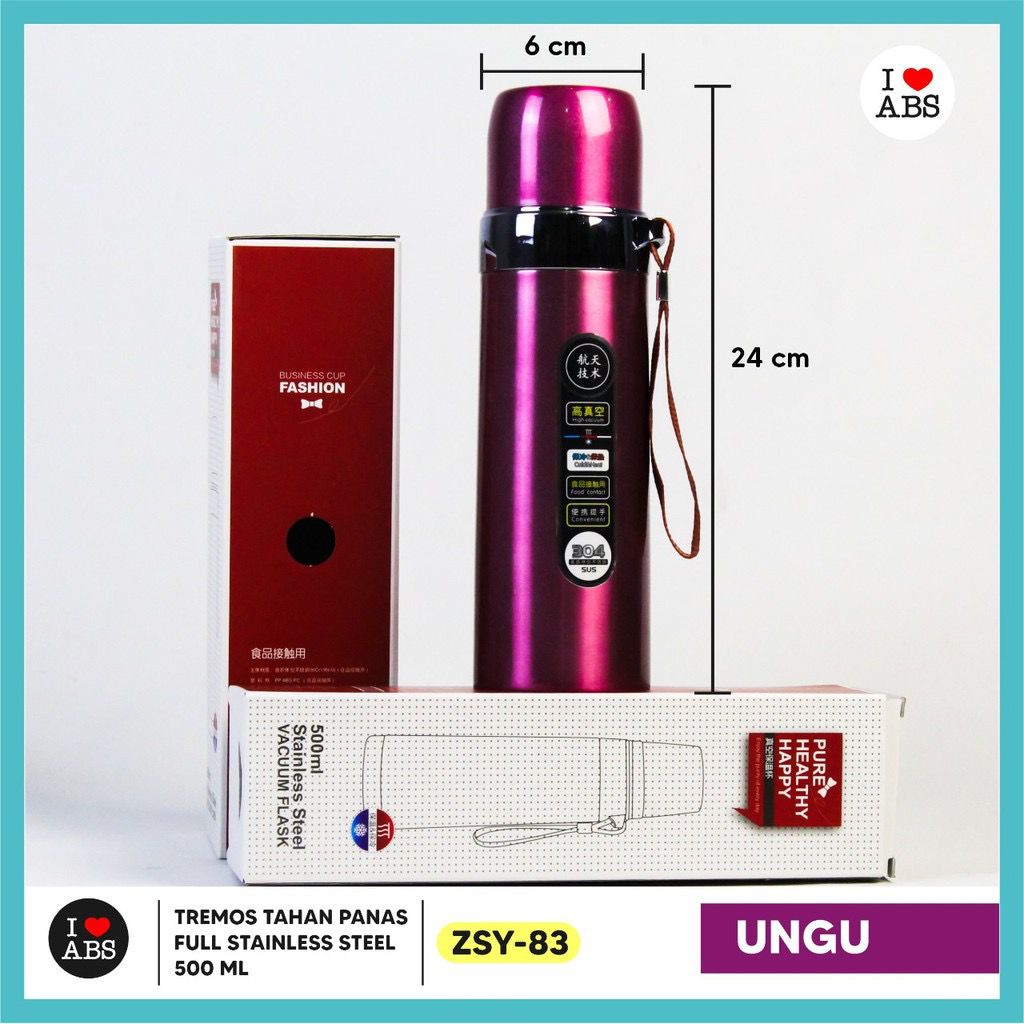 Jual TERMOS AIR DINGIN TERMOS MINI AIR PANAS TERMOS UKURAN 500 ML ...