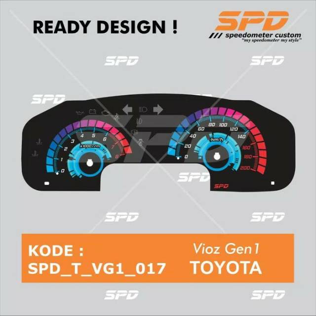 Jual READY DESAIN spd speedometer vios gen 1 | Shopee Indonesia