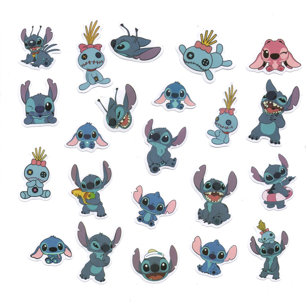 Jual Stitch Sticker Set 44pcs // Planner scrapbook bullet journal ...