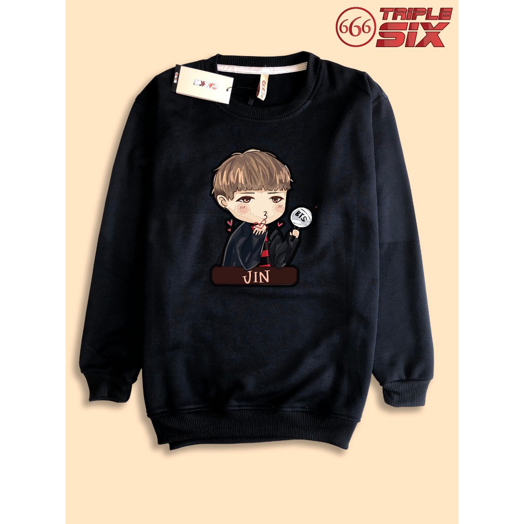 Jual Sweater Sweatshirt Kpop BTS Jin Chibi | Shopee Indonesia