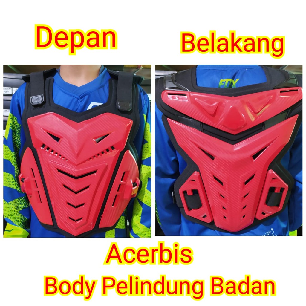 Jual body protector cross - body protector trail - pelindung tubuh atau ...
