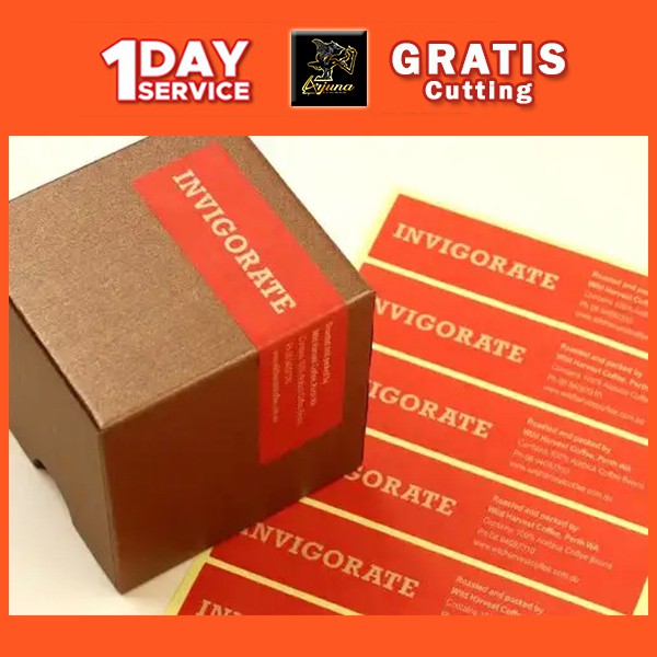 Jual STIKER LABEL SEAL BOX CUSTOM / SEGEL BOX PACKAGING | Shopee Indonesia
